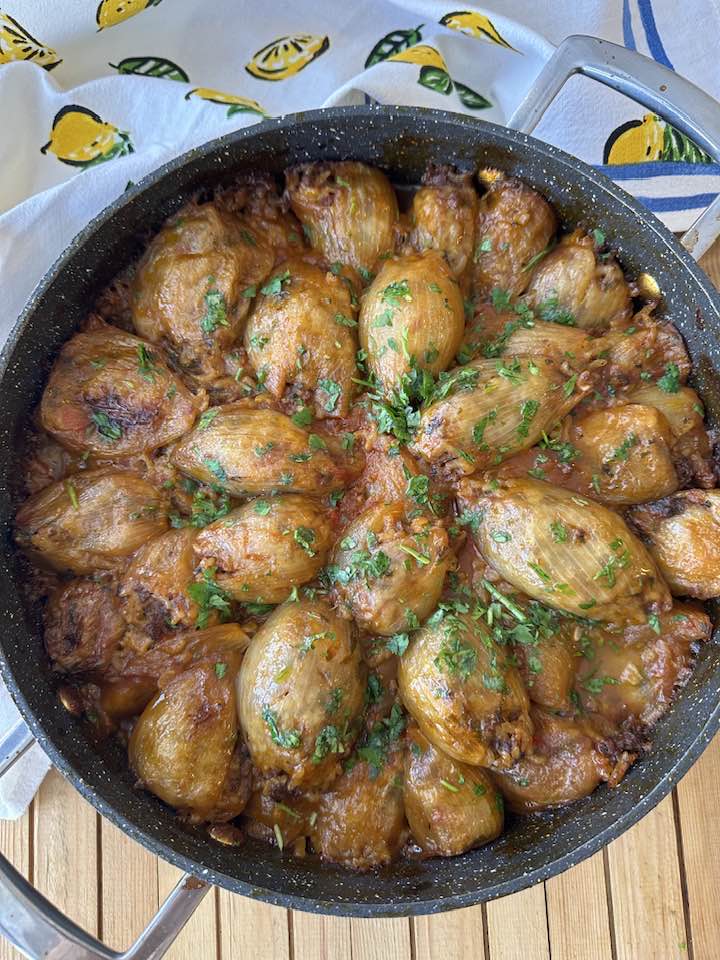 בצל ממולא חגיגי - אפייה ביתית סיגל ברמר